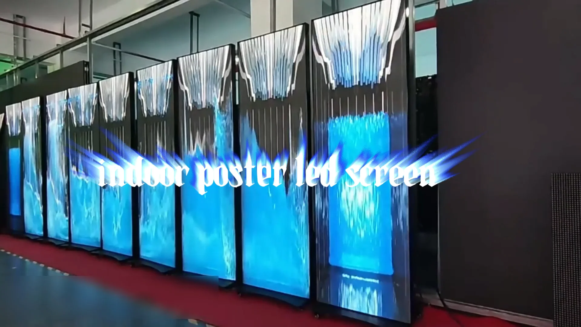 Retail Store Showcase Led Poster Display Indoor Portable Advertising ...