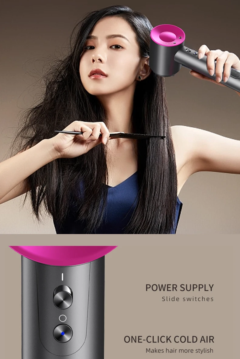 110000 Rpm Brushless Motor Fast Drying Blow Dryer Pro Salon Ionic Hair ...