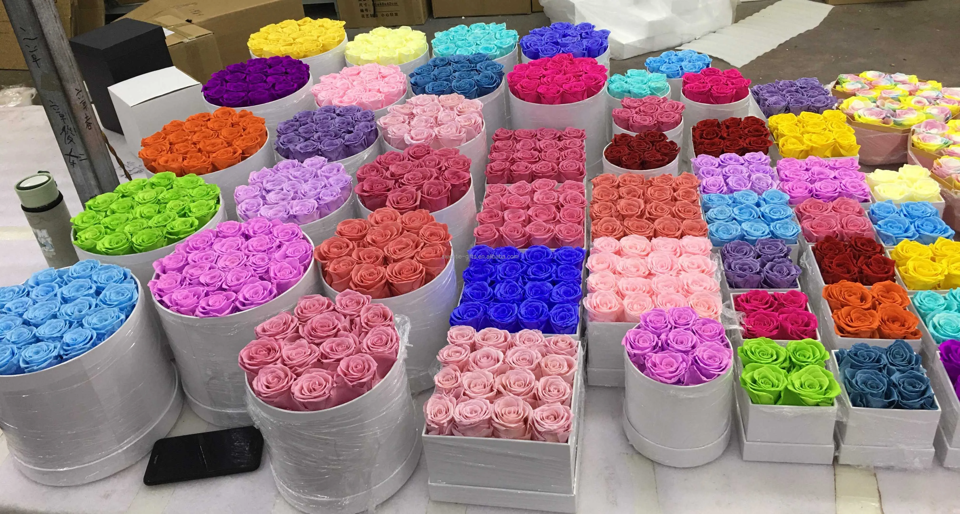 Infinity Forever Preserved Flower Box for Special Day Gifts Immortal ...