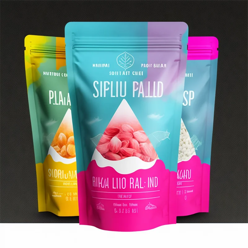 Customized Printing Baggies Stand Up Pouch Food Packaging Bags Aluminum ...