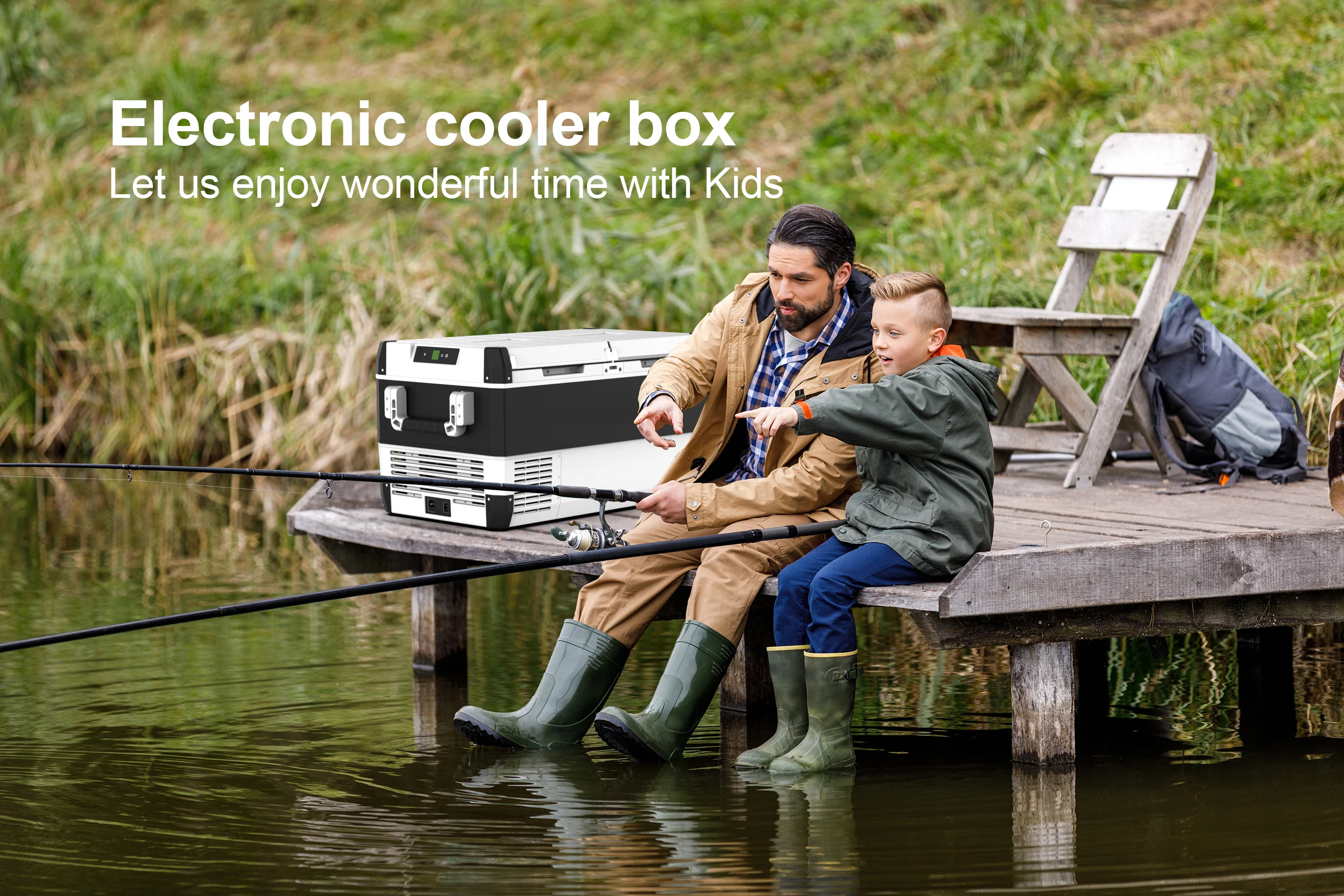 95L Car Portable Fridge Freezer - Perfect for Camping