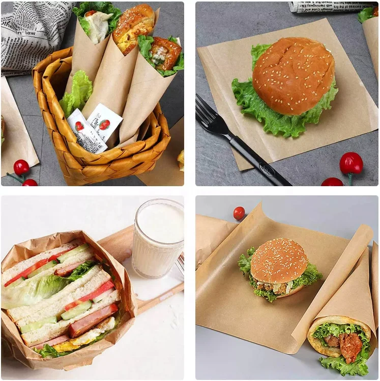 Print Your Own Logo Food Packaging Aluminium Foil Paper Sandwich Wrap ...