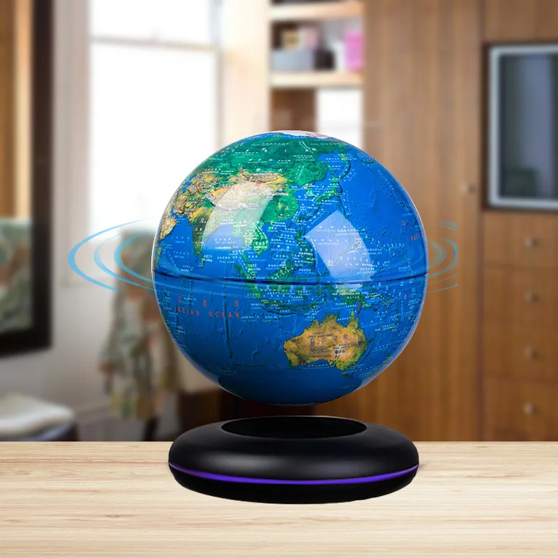 Floating Magnetic Levitation Earth Globe Levitating Globe with Book ...
