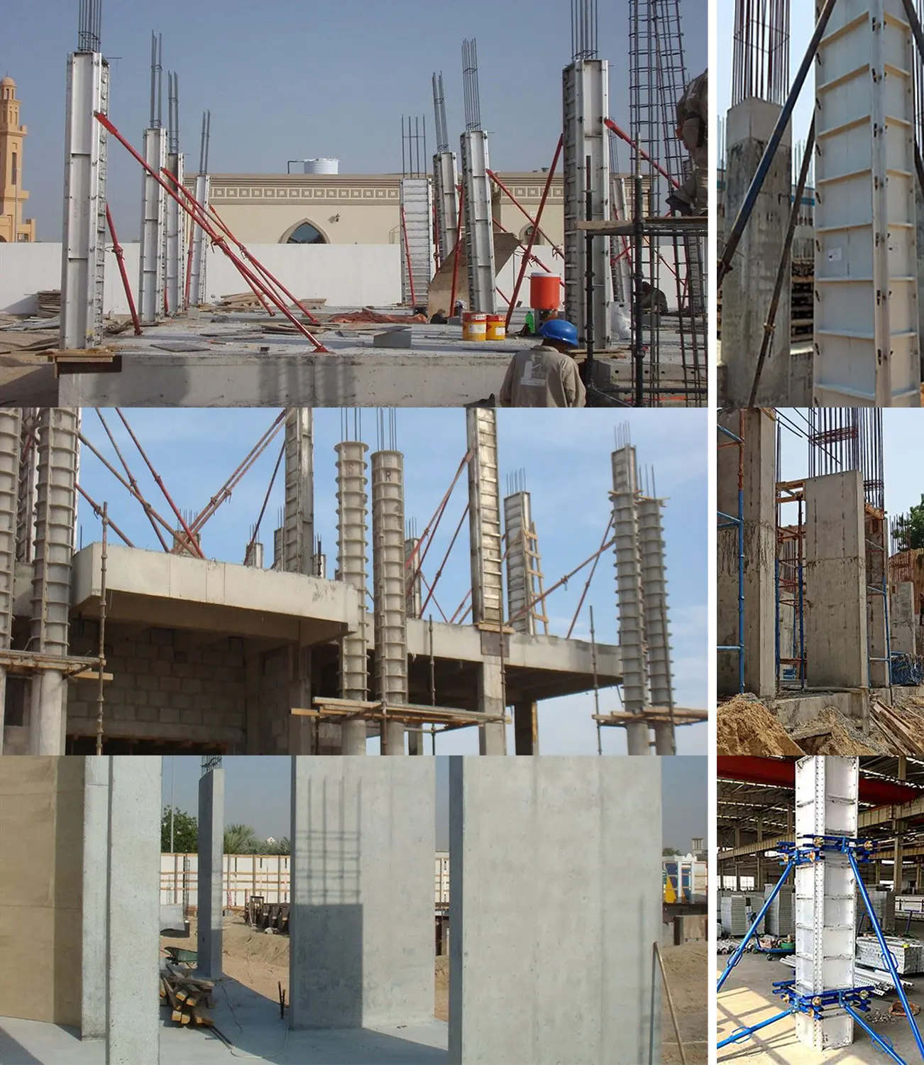 Plastic Formwork High Strength Reusable for Column Slab Wall in ...