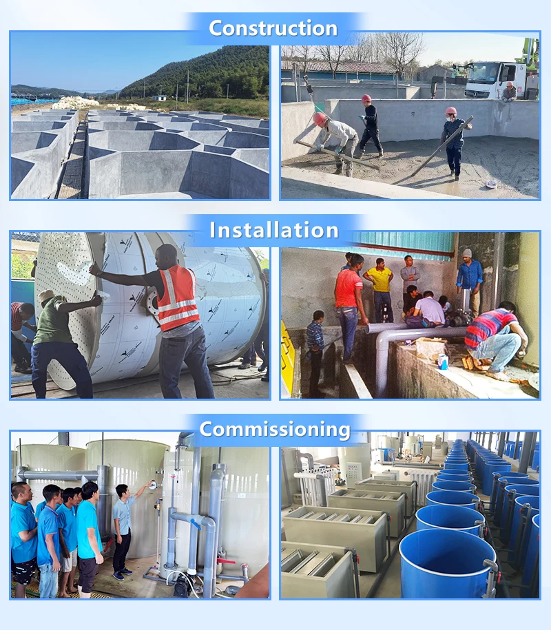 180m3 Intensive Recirculating Aquaculture System For Salmon Fish Farms ...