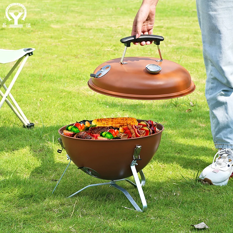 Alibaba.com: 14-Inch Black Smoke Portable Barbecue Grills, Mini Camping ...