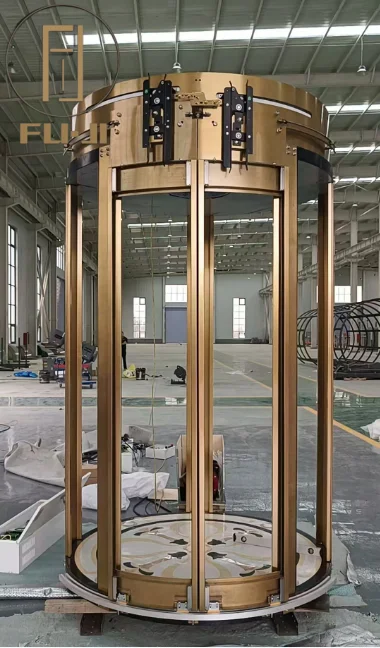 FUJI Round Glass Elevator - Ideal for Villa and Home Use
