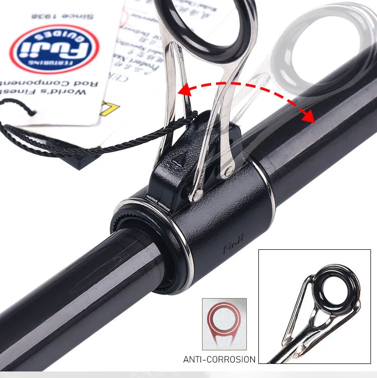 LUREKILLER Surf Fishing Rod - 4.25m Carbon Fiber Telescopic