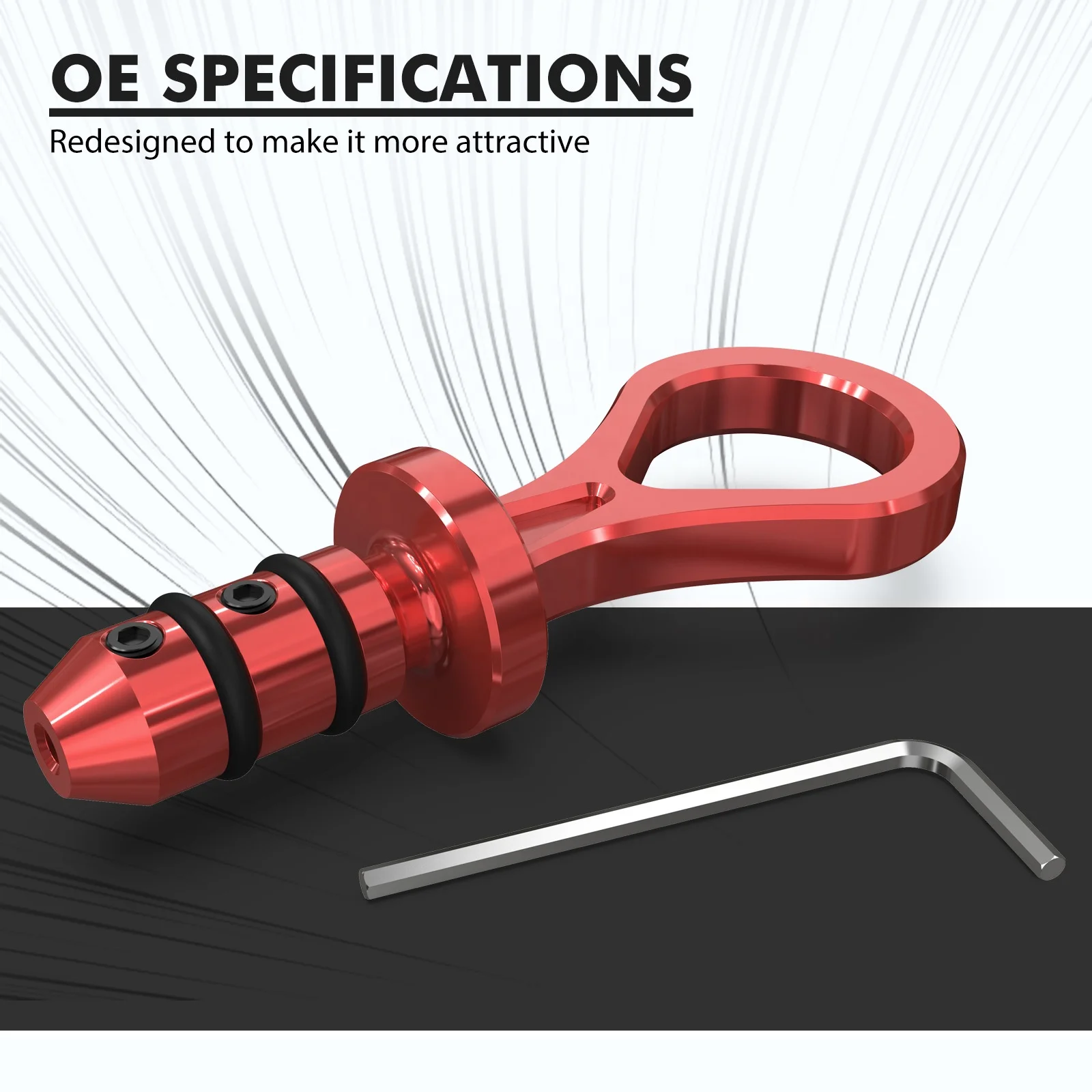 Bevinsee Aluminum M52tu M54 Engine E46 E39 Oil Dipstick Handle Replace ...