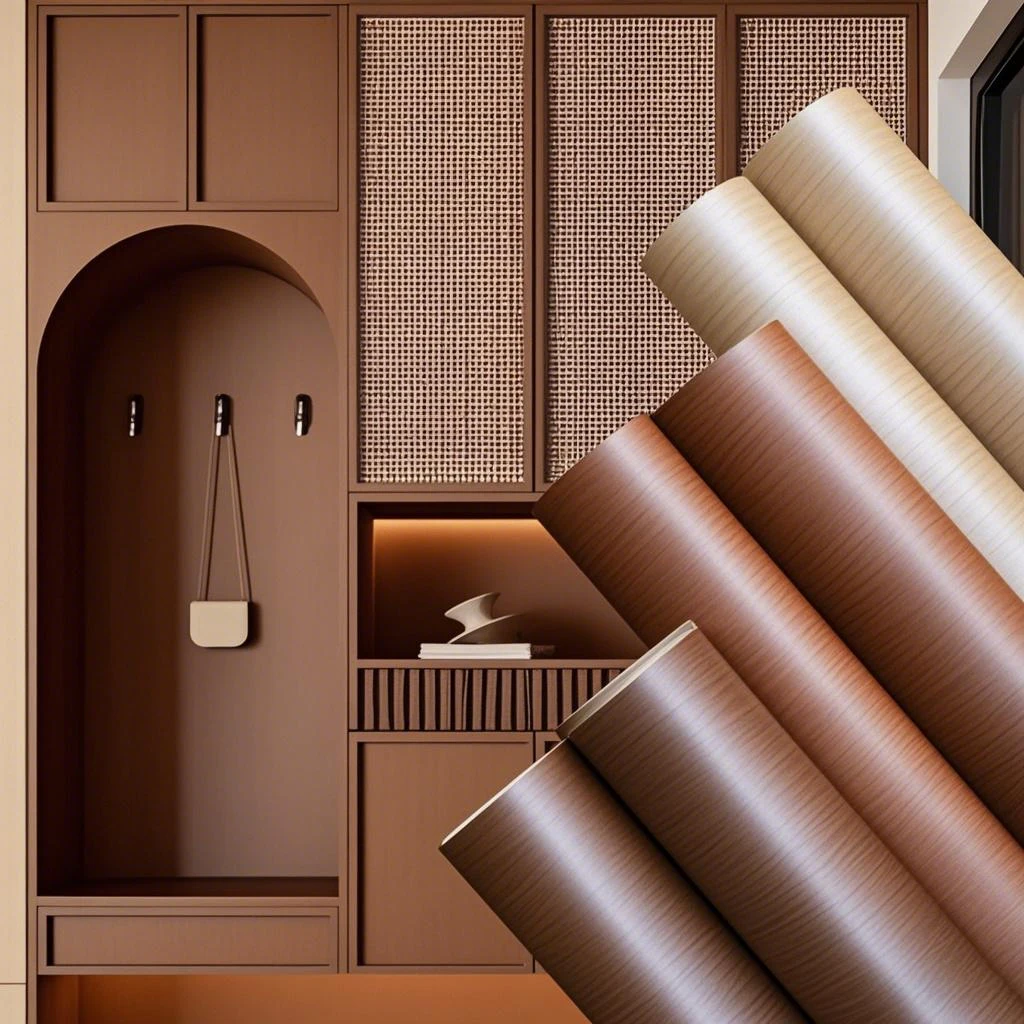 New Color Super Matt Wooden Texture Door Lamination Film Laminating ...