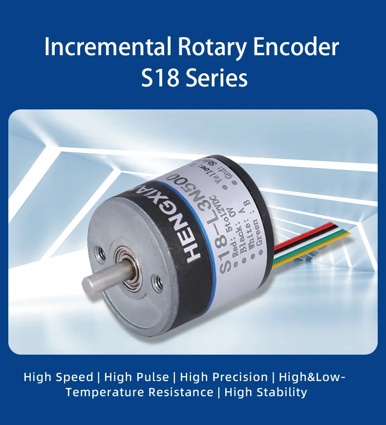 Incremental Factory S18 Motorized Rotary Encoder 360 Pulse Per Rotation ...