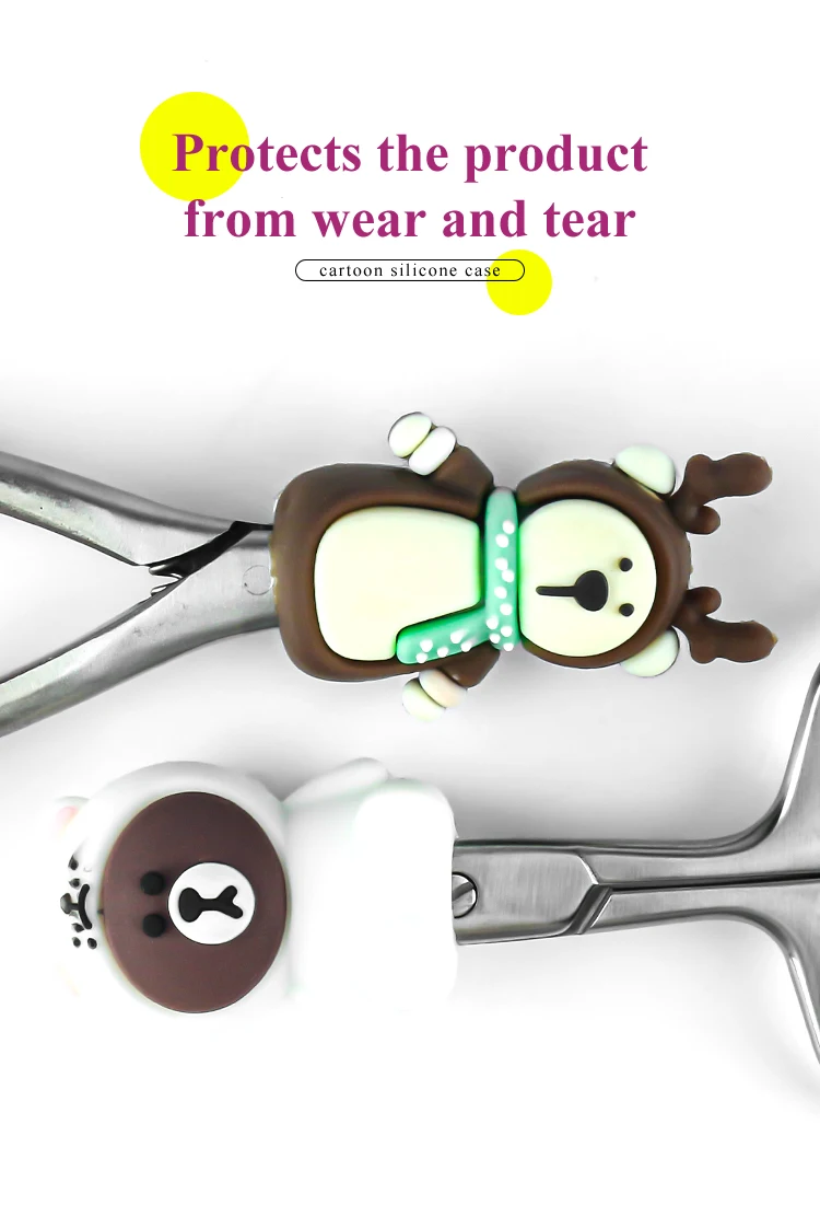 Animals Nipper Protective Cover Sleeve for Nail Cuticle Scissors Dead ...