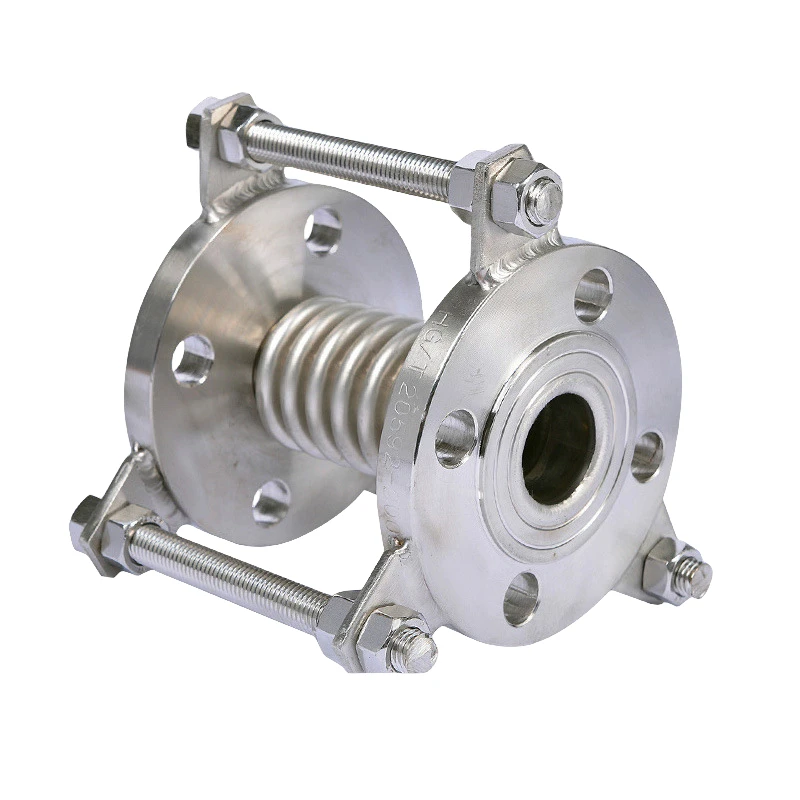 High Temperature Exhaust Compensator Metal Bellows Flange Connection ...