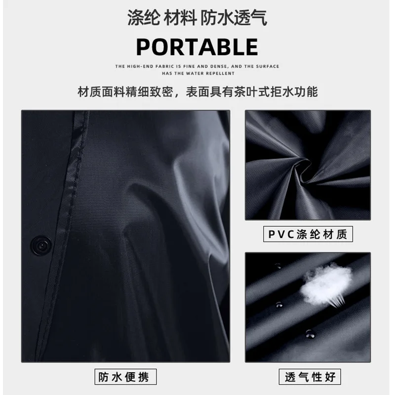 Multifunctional Pvc Raincoat Transformable Rain Poncho Unisex Rain Cape ...