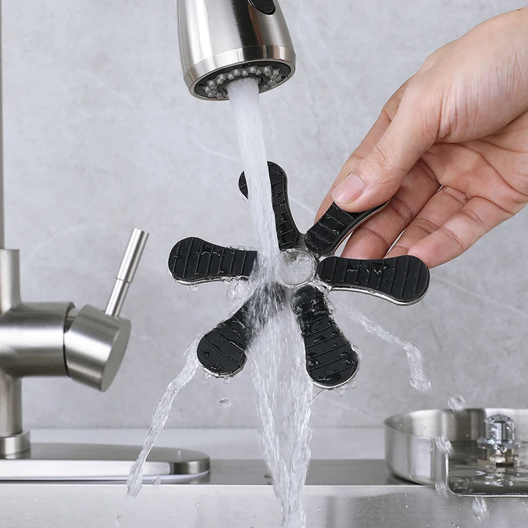 Digital Display Waterfall Faucet Bionic Honeycomb Waterfall Sinks ...