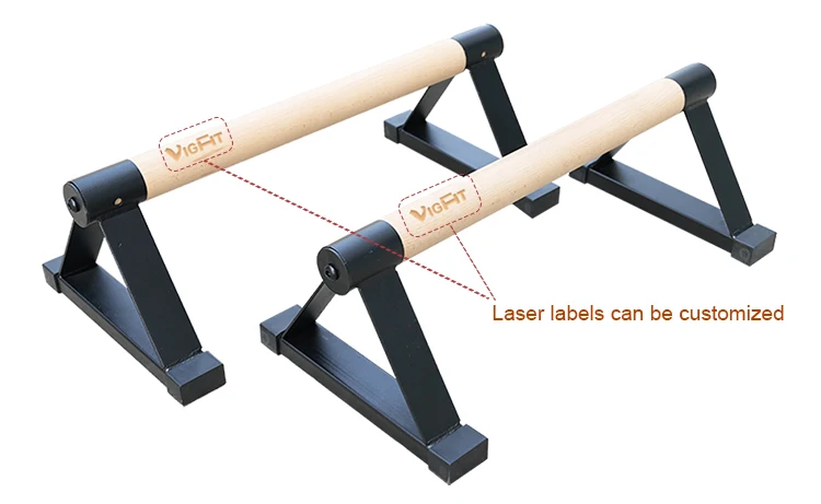 Wood Parallettes Set - Calisthenics Handstand Training Tool
