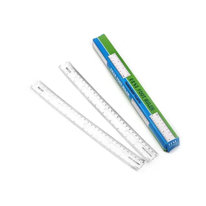 African School Student Ruler12 Inch 30cm Clear Straight Ruler Plastic ...