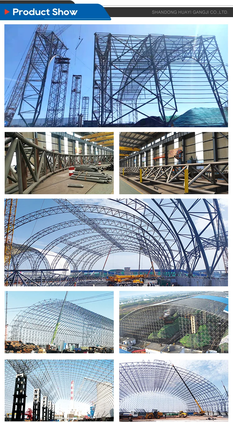 Fire-Resistant Steel Tube Truss Structural Hollow Section Truss ...