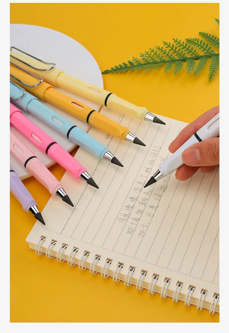 12 Colors Eternal Pen Cheap Everlasting Replaceable Head Magic Pen ...