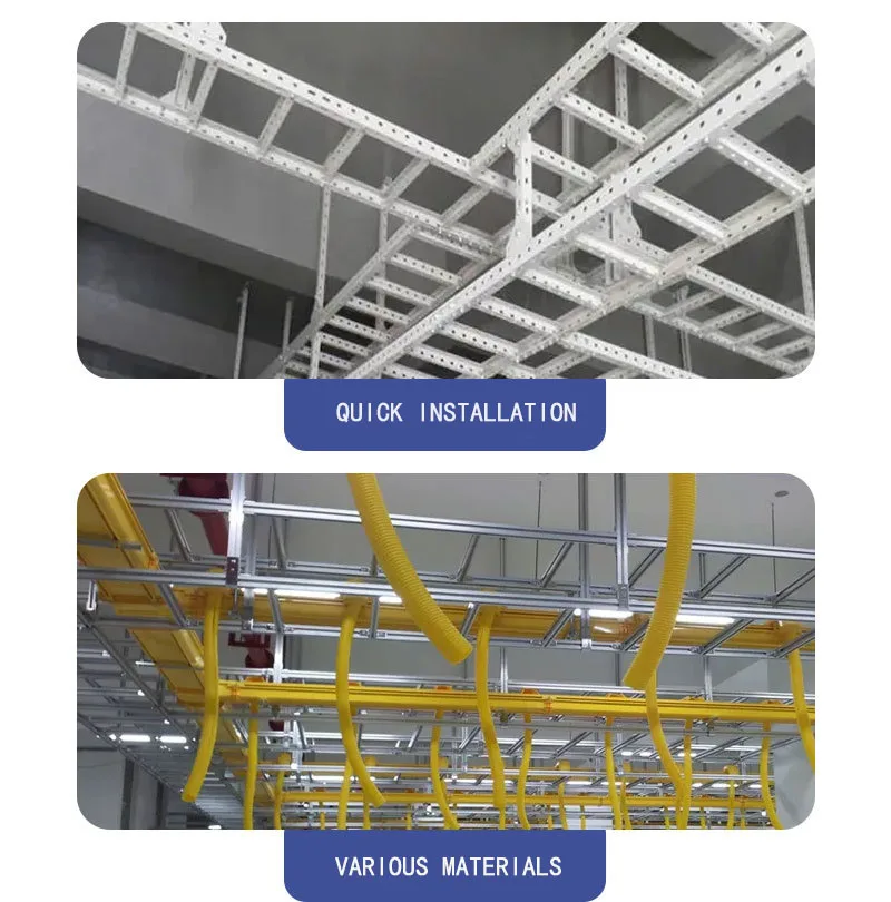 Structured Wiring Heavy Duty Straight Steel Galvanized Cable Tray Cable ...