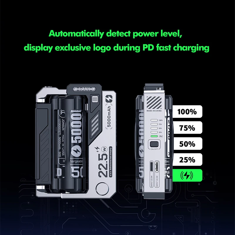 Alibaba.com: Travel-Friendly 22.5W Portable Power Bank with Replaceable ...