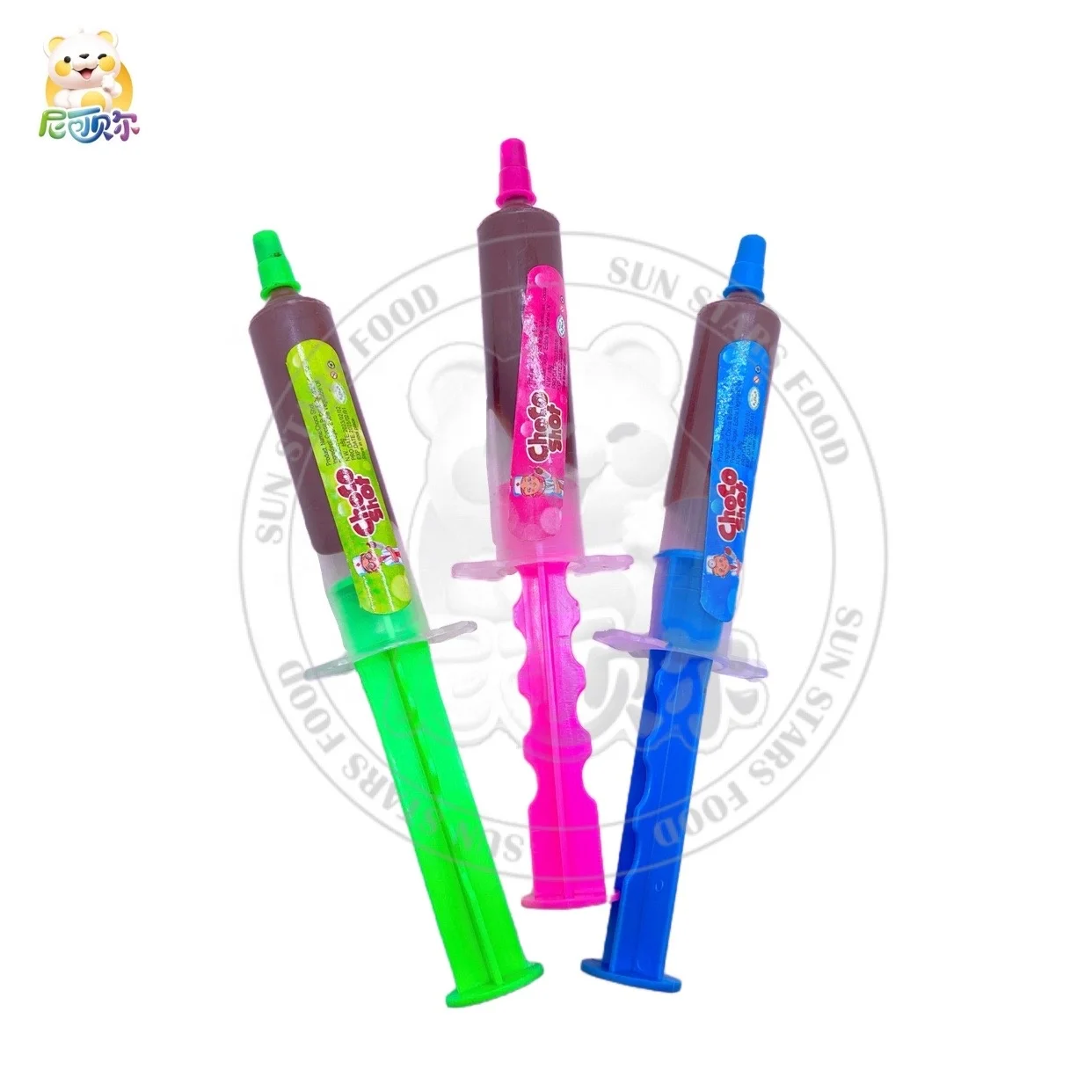 Halal Delicious Sweet Liquid Chocolate Jam In Injection Syringe - Buy ...