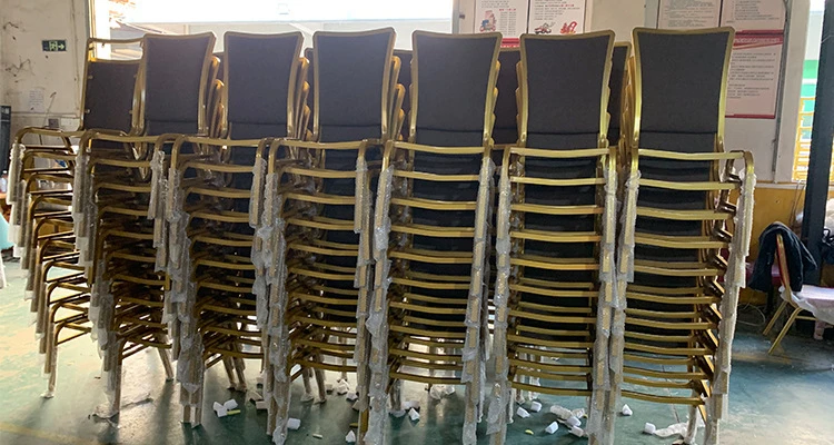 Elegant White Banquet Event Church Chairs for Hotel Mall Wedding