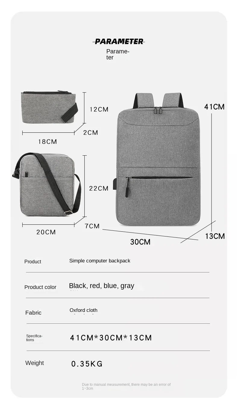 Business Laptop Backpack College Backpack With Usb Smart Charging Port ...