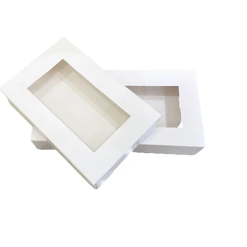 White/brown Cardboard Festive Birthday Biscuit Cookie Cardboard Box ...