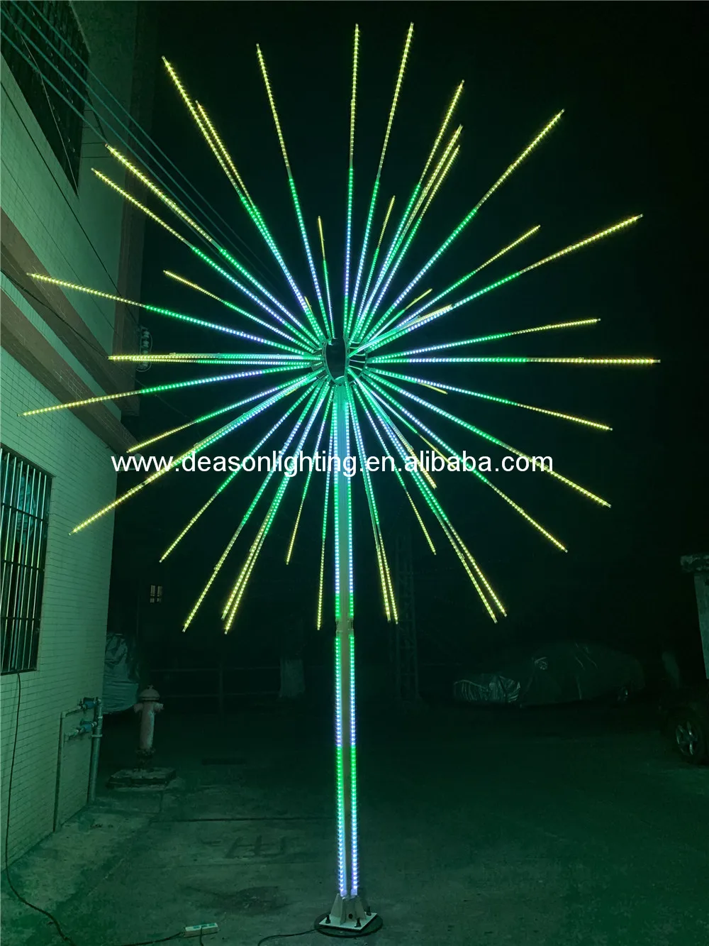 Giant LED Fireworks - Brilliant Outdoor Christmas Decorations