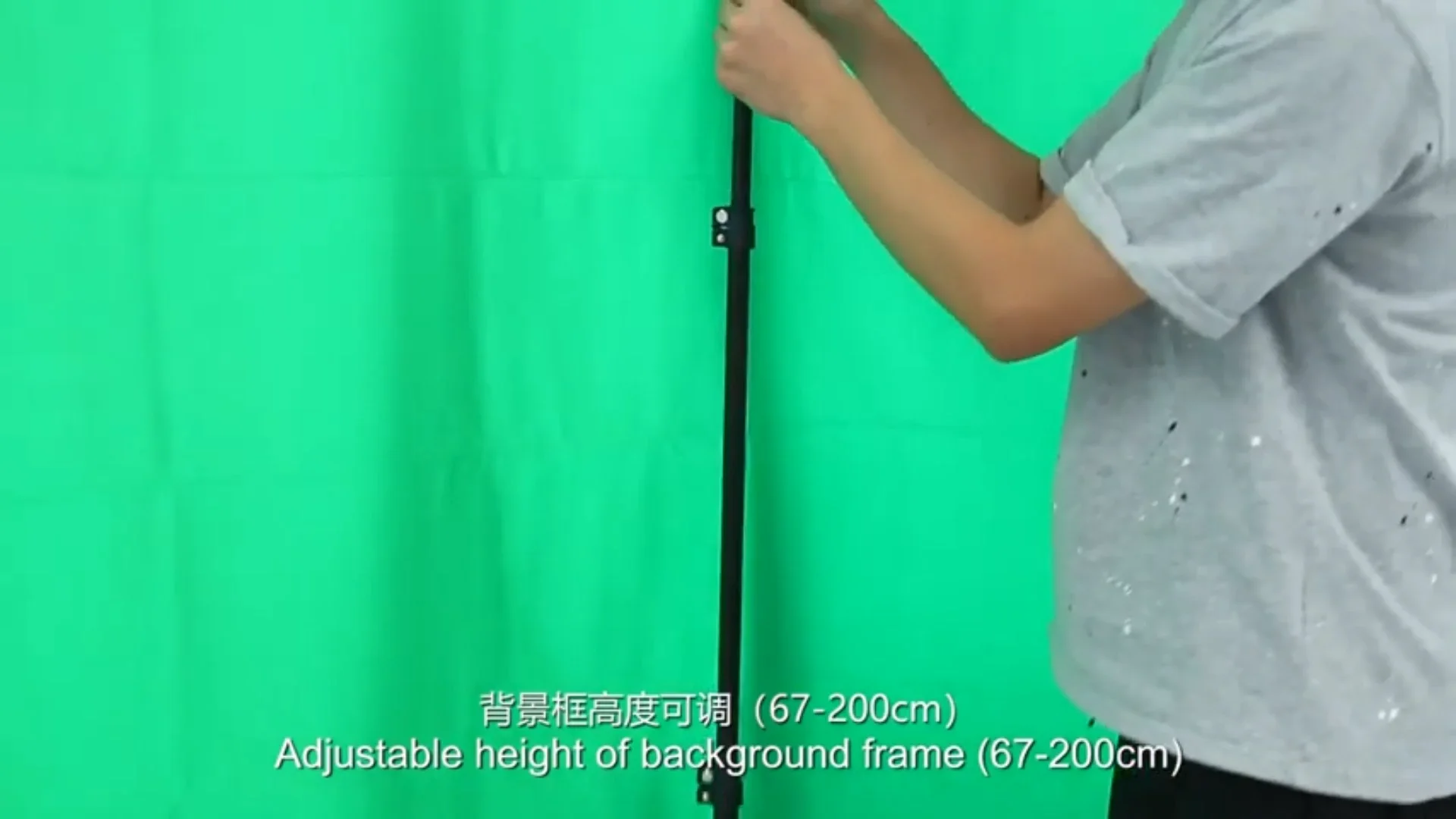 Puluz 2x2m Photo Studio Background Support Stand Backdrop Crossbar ...