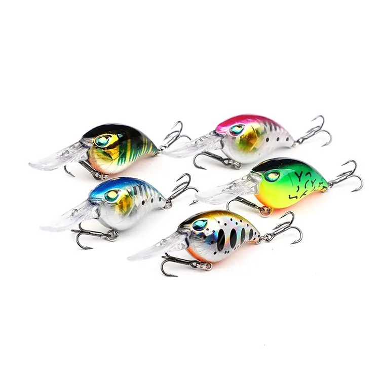 Road Bait Rocking Small Fat Crank Long Tongue Board Mino Deep Dive 6cm ...