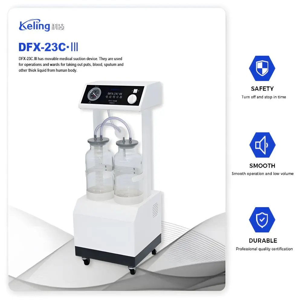 Emergency Care with Keling Suction Machines - Durable & Efficient