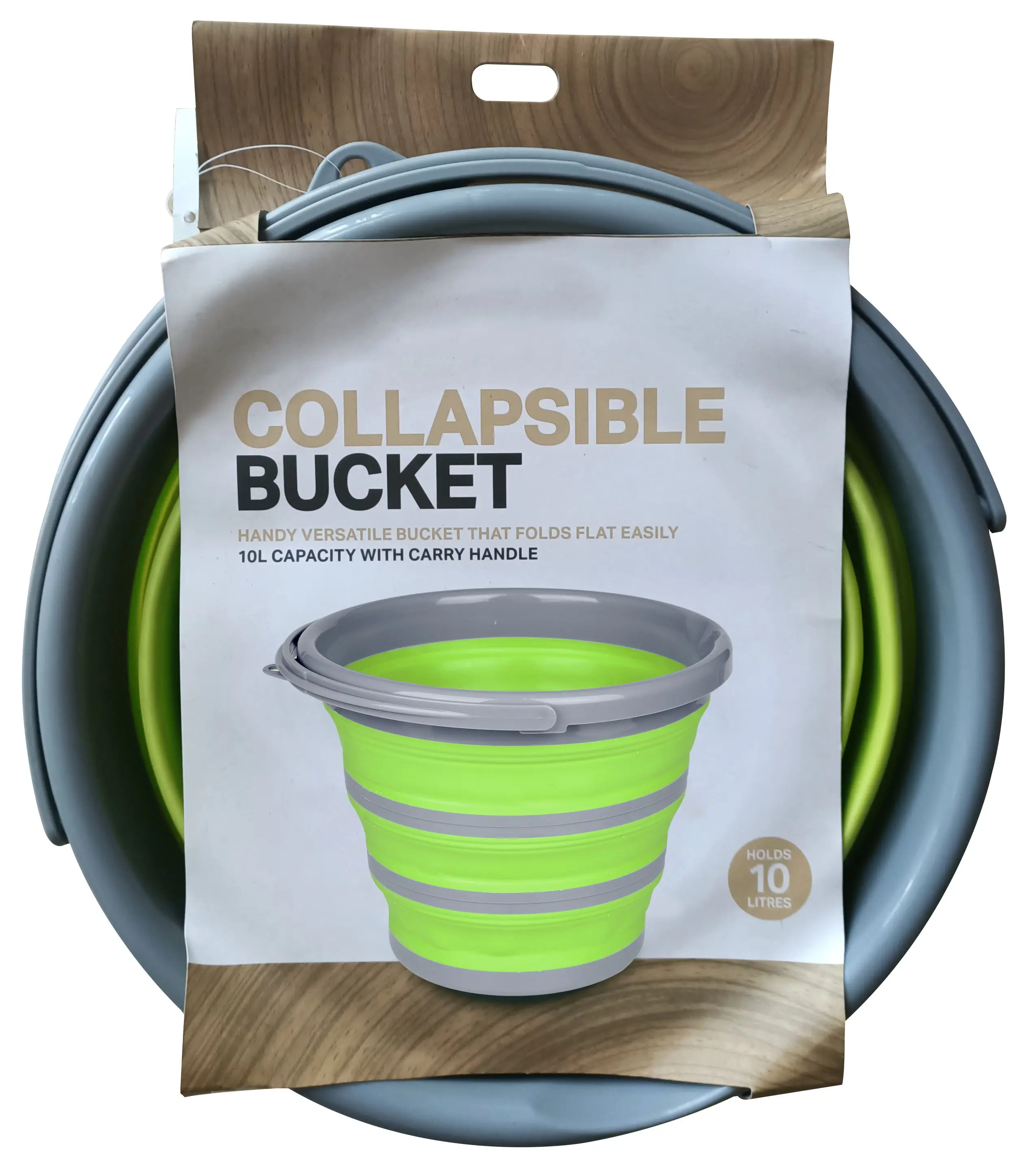 Collapsable Portable Foldable Bucket Thick Folding Silicone Cover Wash ...