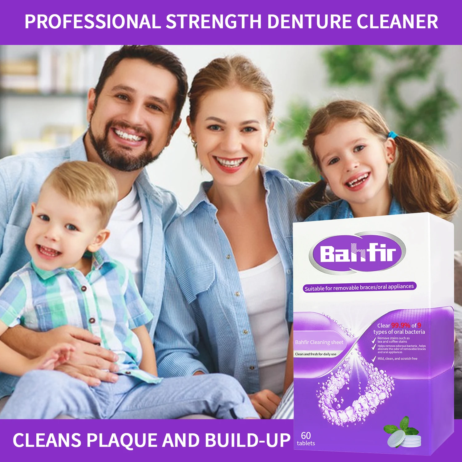 Oem Denture Cleaner Denture Tablet Stain Remover Cleanser - Buy Fda ...
