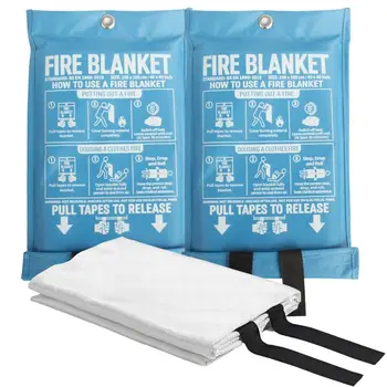 High Quality 1m X 1m Pvc Hard Cabinet Fiberglass Fire Retardant Blanket ...