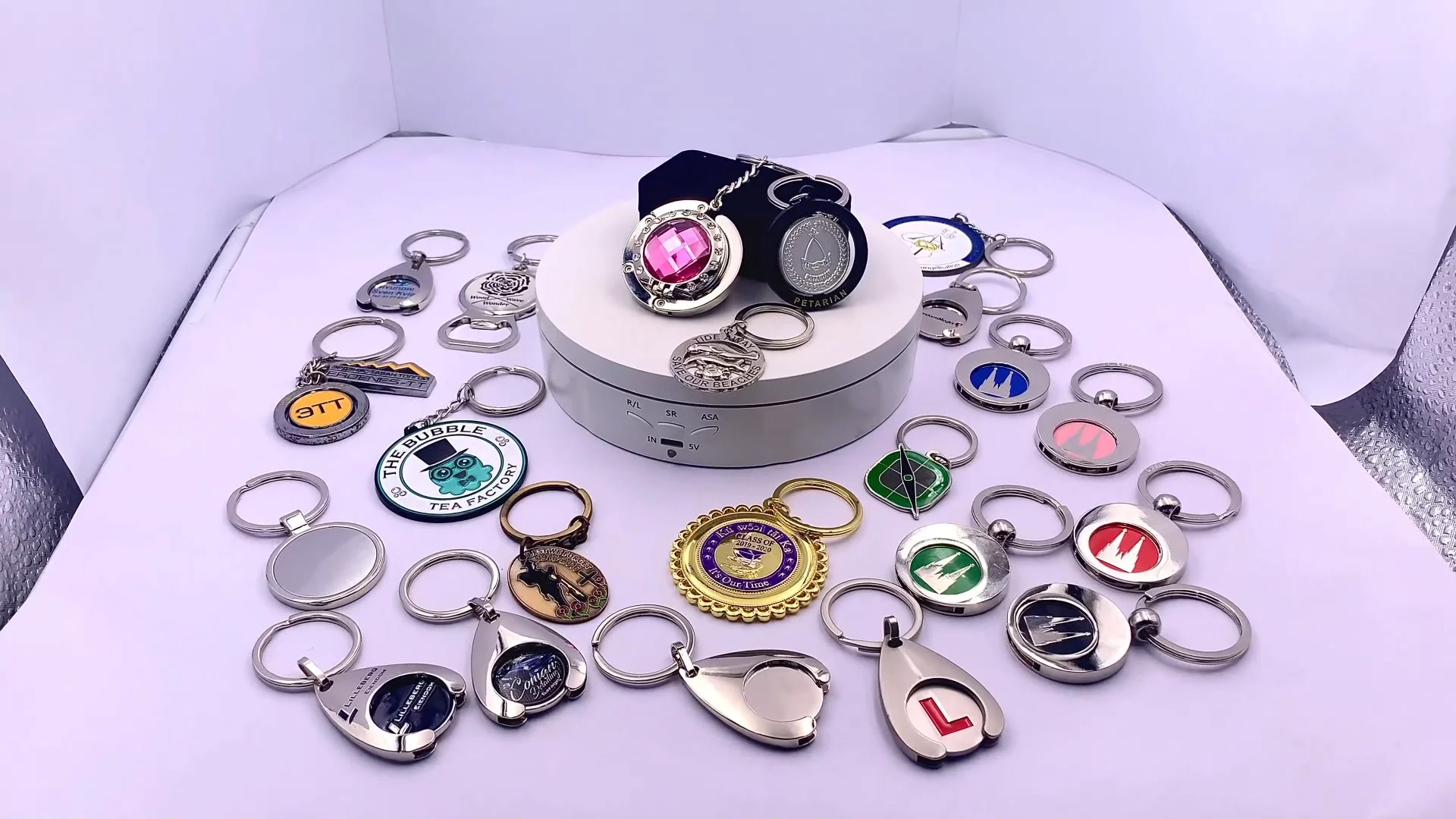 Manufacturers Custom Round Zinc Alloy Metal Key Chain Custom Made Blank ...