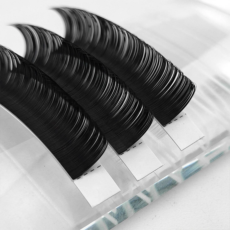 Stock Volume Lashes Tray - Easy Fan Lash Extensions CC 16-21mm