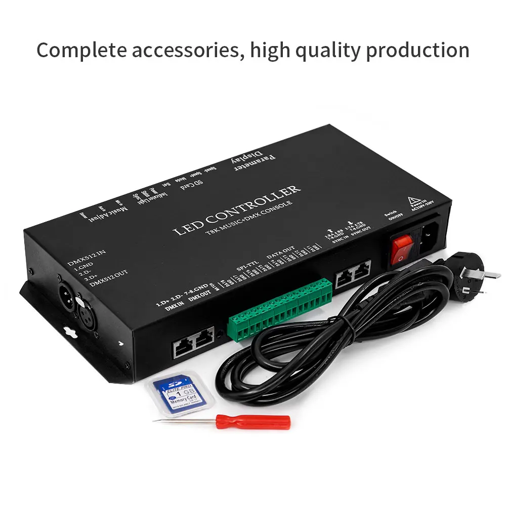 DMX512 Programmable LED Strip Controller - Smart Lighting