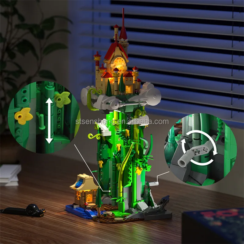 Hot Funwhole Fh9001 Forest Cabin Set Street View Moc Bricks Creative ...