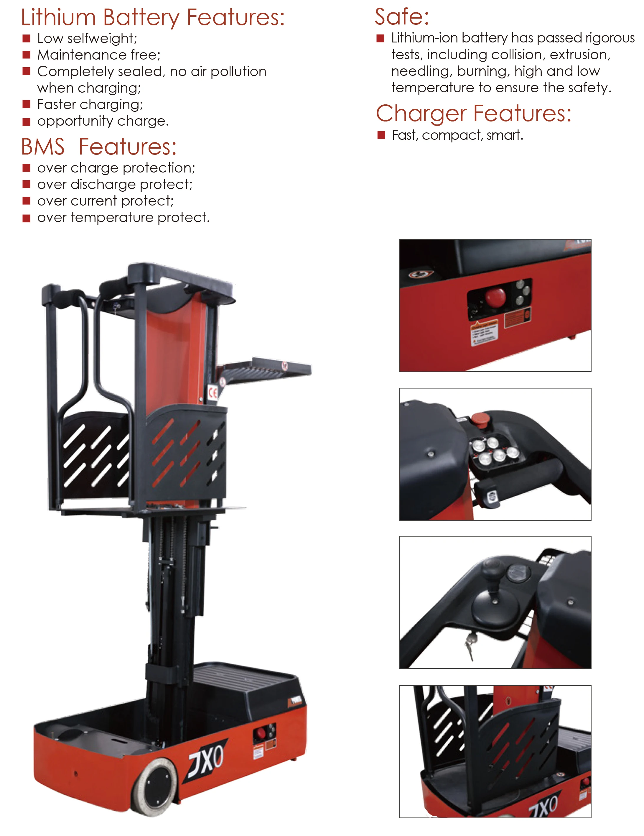 Aerial Stock Picker Platform Manlift Plataforma Elevadora Aerial ...