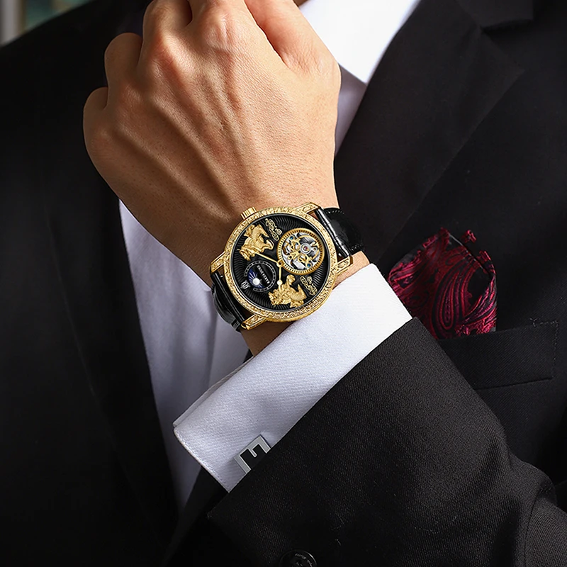 New Popular High End Automatic Watch for Men's Tourbillon Mechanical ...