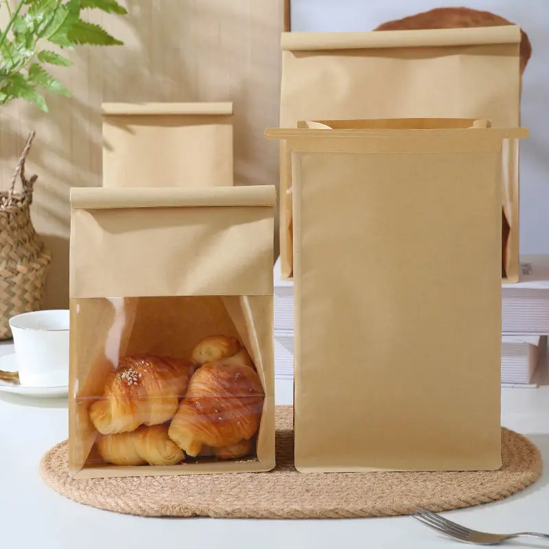 Custom Printed Small Bakery Donut Toast Bread Packing