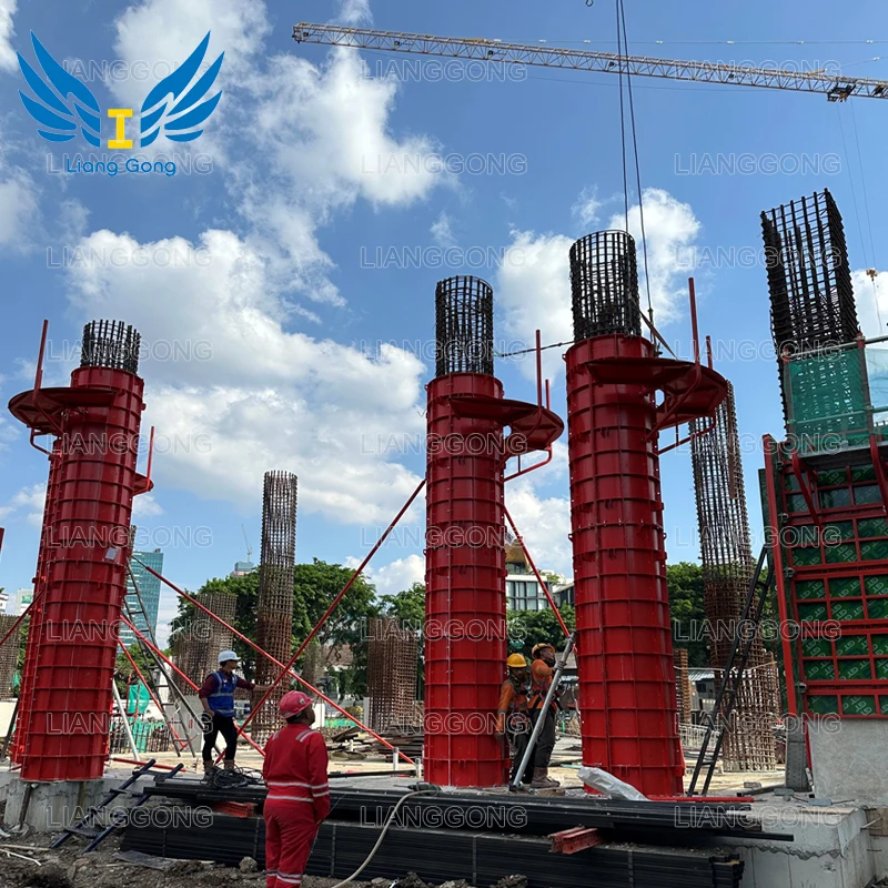 Reusable Steel Formwork for Concrete Casting in Civil Engineering