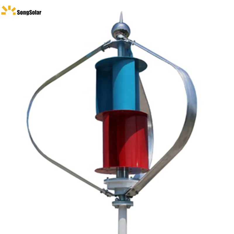 Hot Sale 1kw Vertical Wind Turbine Residential Wind Power Renewable ...