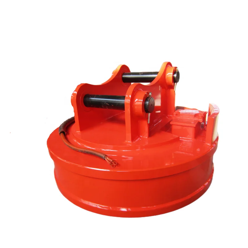 Circular Scrap Electromagnet Chuck For Excavator Scrap Electromagnetic ...