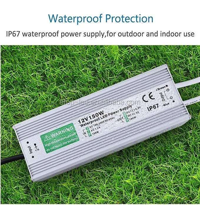 Ip67 Waterproof Power Connection Led Light Dc12v/24v Transformer Power ...