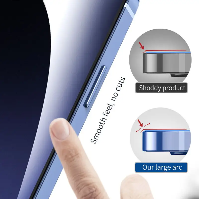 For iPhone 15 Tempered Glass Screen Protector for iPhone 15 Full ...