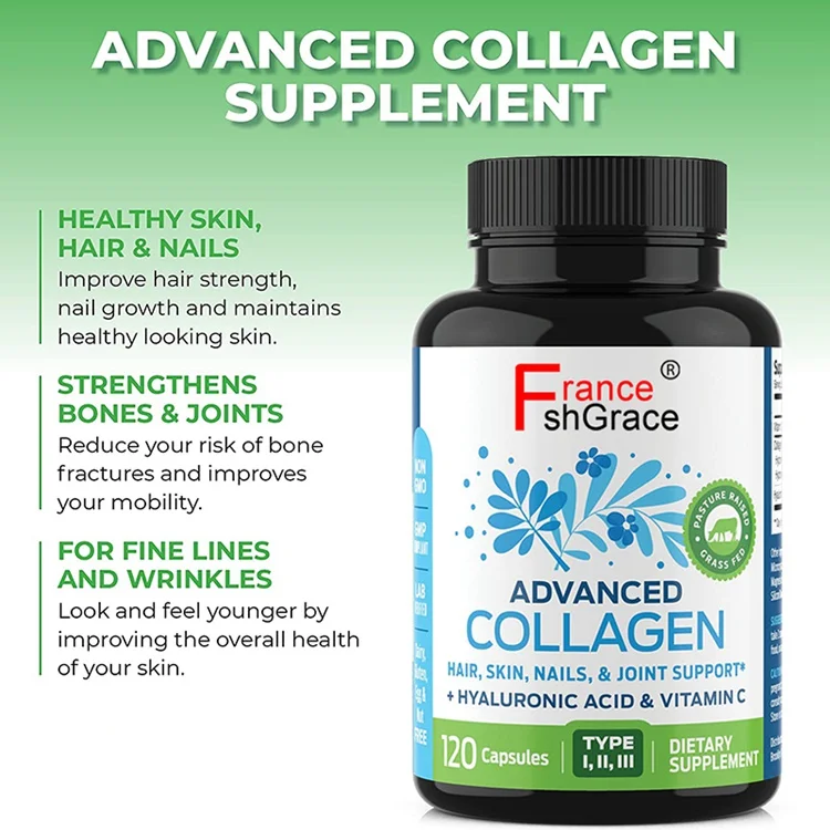 Advanced Collagen & Hyaluronic Acid - Support Hair, Skin, Nails & Joints