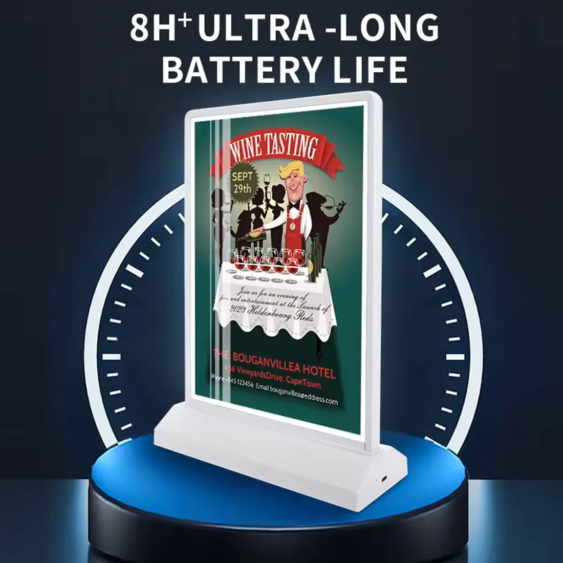 Factory Price Rechargeable Desktop A4 A5 Double Sided Light Box Menu ...